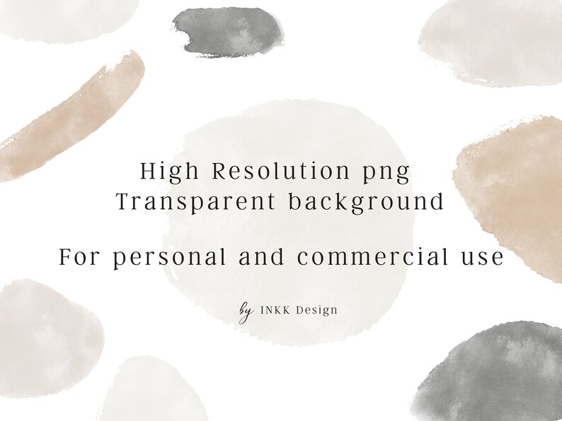 Neutral Paint Brush Stroke for Commercial Use Brush Stroke | Etsy