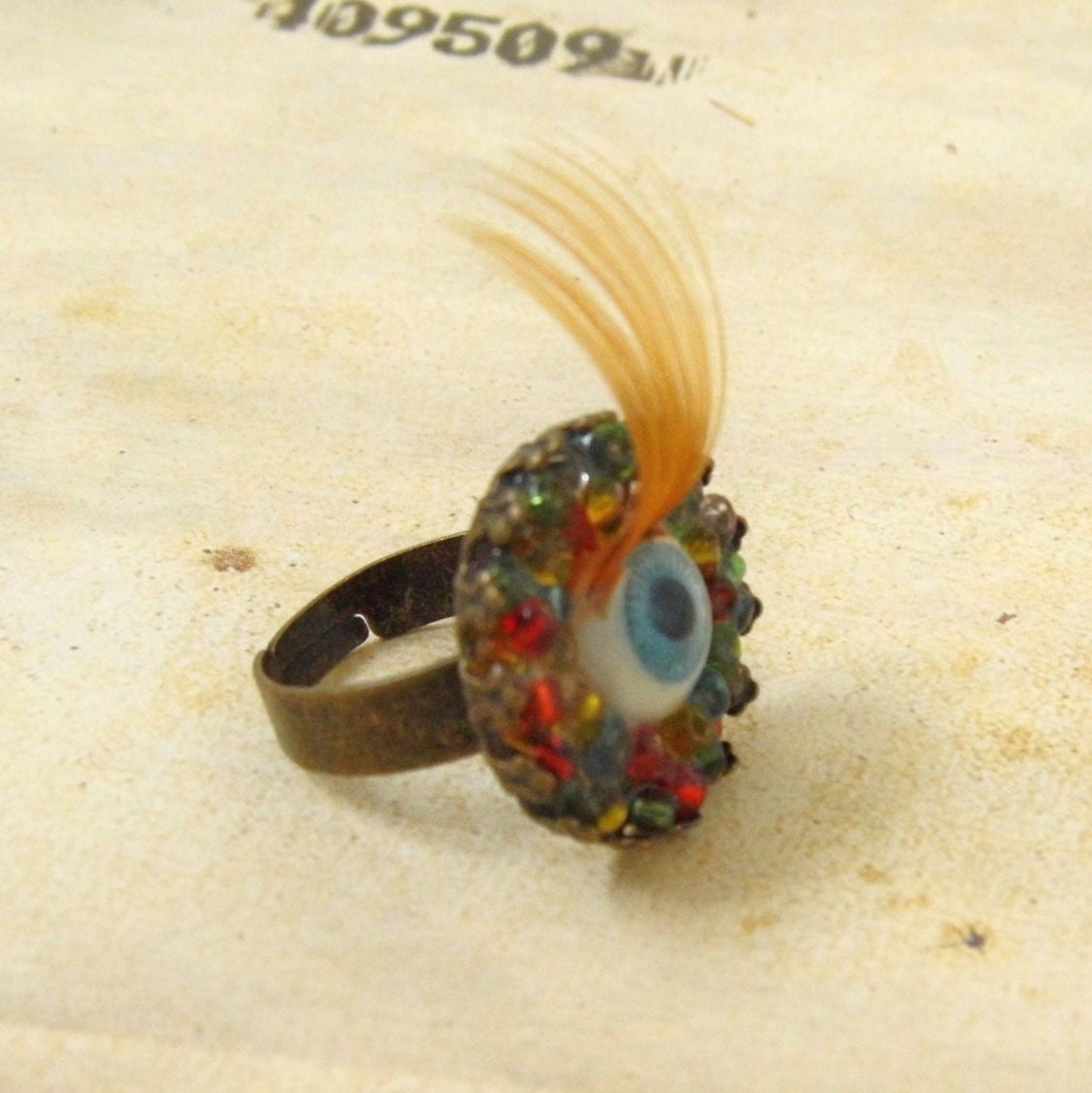 Eyeball Ring halloweenkitsch Jewellery - Etsy UK