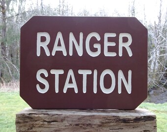 Ranger Station Sign - Etsy
