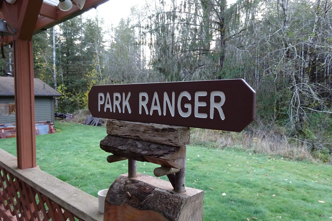 National & State PARK RANGER Sign for Your Path Trail Road | Etsy