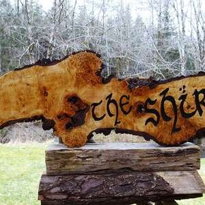The SHIRE Arrow Sign, Tolkien LOTR Fantasy Lord of the Rings Gnarled ...