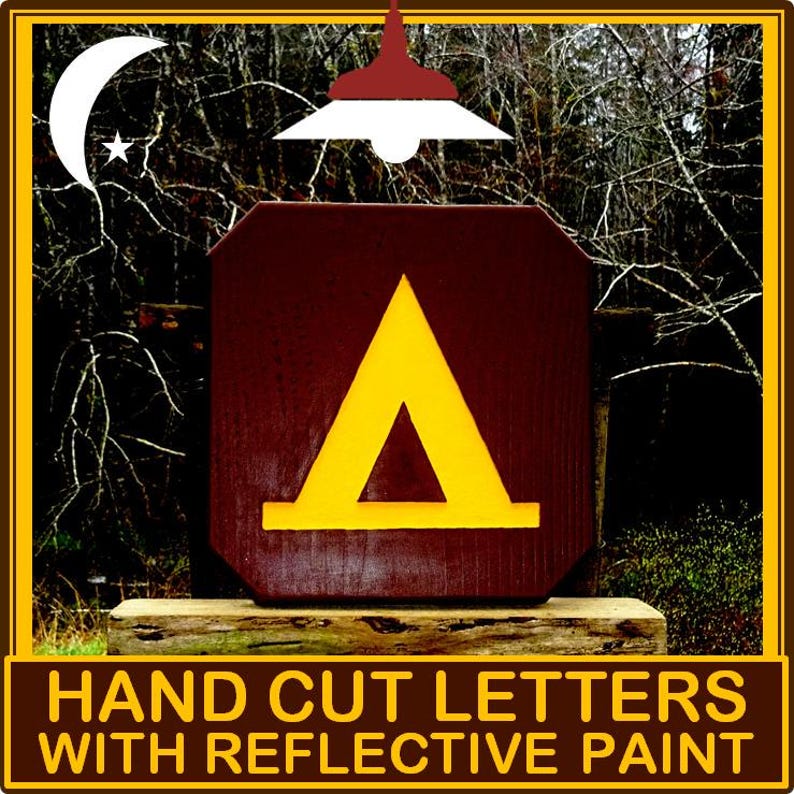 Forest Service Style CAMPGROUND SYMBOL Sign. for Hiking Trail Road ...