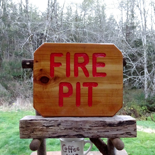 Fire Pit Sign - Etsy