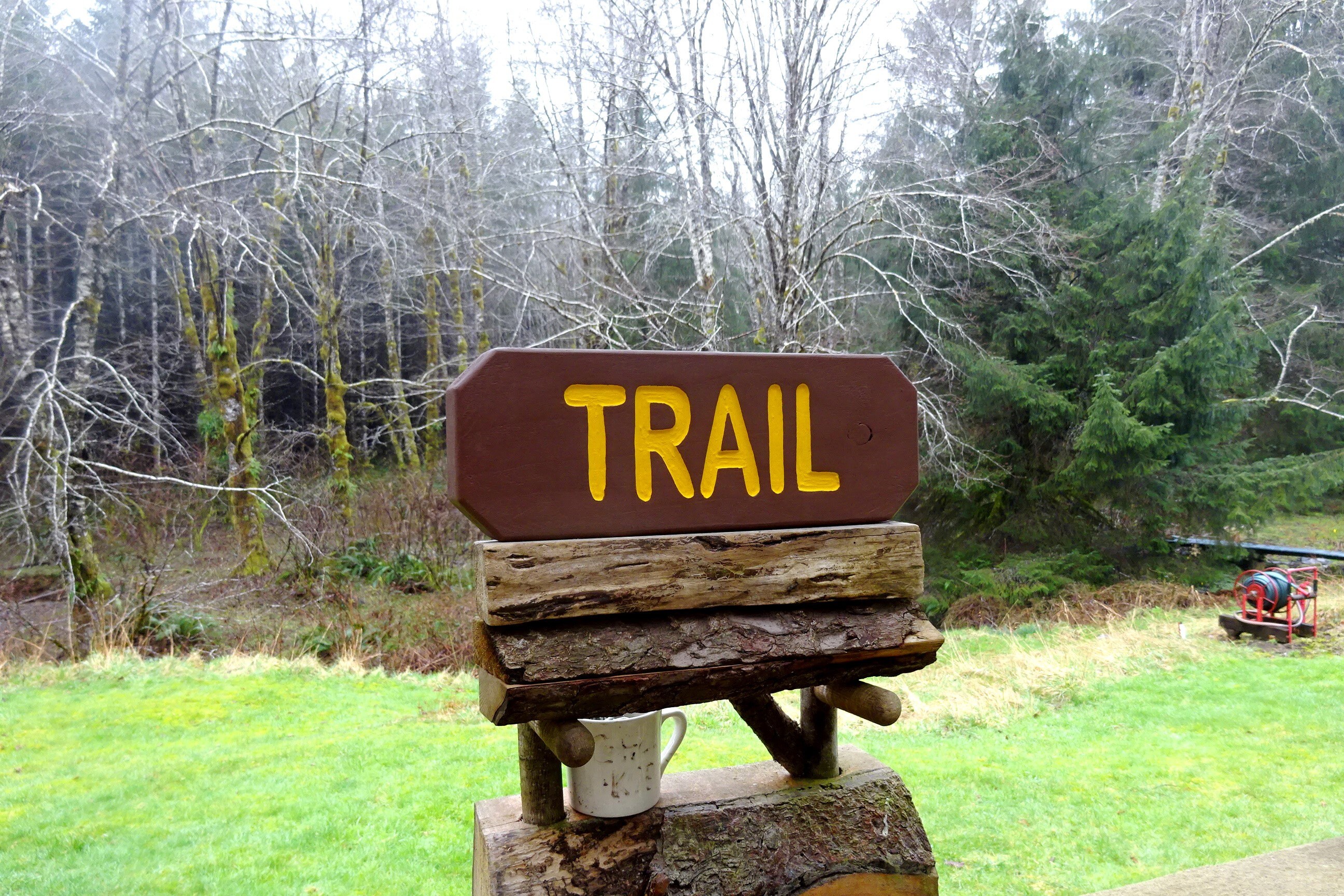 TRAIL Marker Sign National & State Park Path Trail Road Home | Etsy