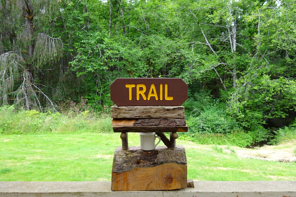 TRAIL Marker Sign National & State Park Path Trail Road Home - Etsy