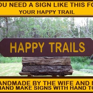 TRAIL OR PATH Style Park Sign, for Your Trail Path Yard Cabin Lodge ...