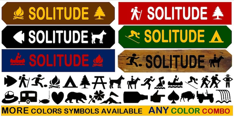 BASE CAMP Sign With Tent Symbol, Personalizable Park Style Campground ...