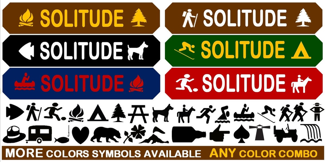 TRAIL CLOSED National Park Style Path Trail Drive Street Road Cabin ...