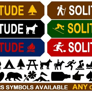 TRAIL CLOSED National Park Style Path Trail Drive Street Road Cabin ...