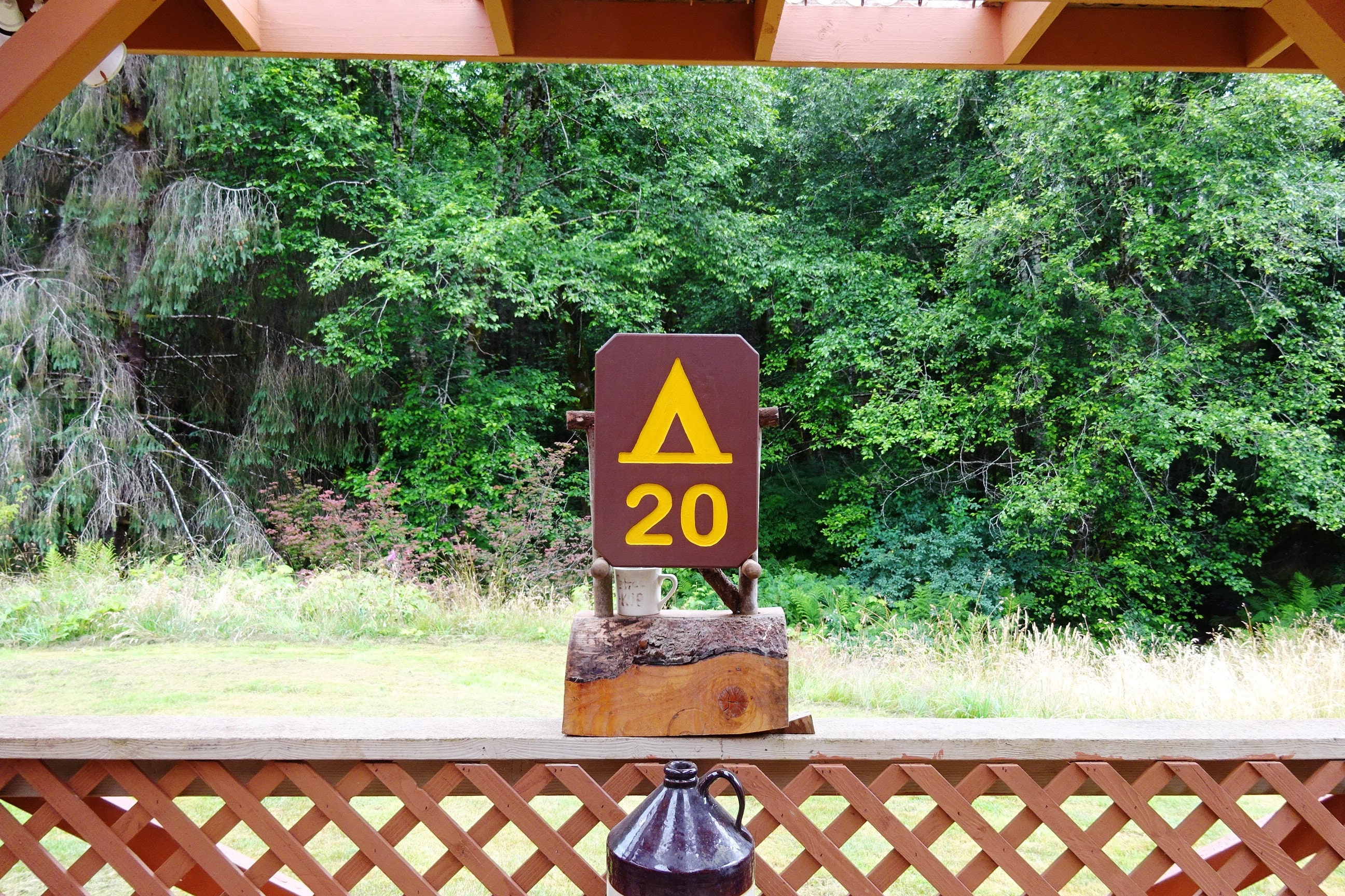 CAMP ADDRESS Teepee or Tent Symbol Sign. Park Style Path Trail Road ...