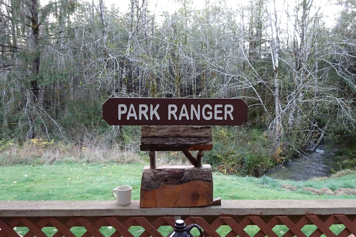 National & State PARK RANGER Sign for Your Path Trail Road | Etsy