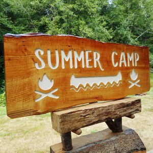 SUMMER CAMP Rustic Outdoor Recreation Wood Sign House Cabin - Etsy
