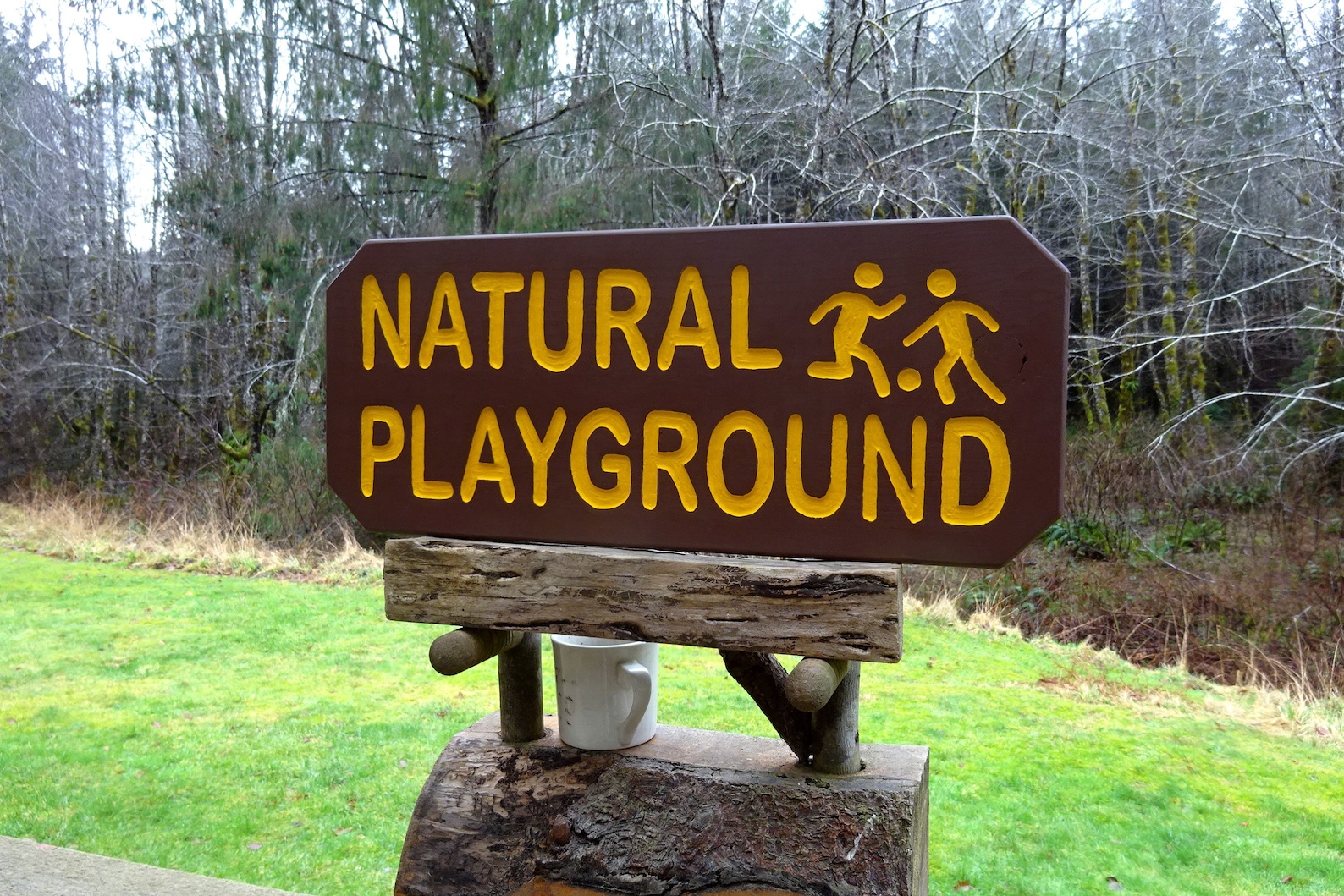 Childrens Natural Playground Sign Park Style Trail Camp - Etsy