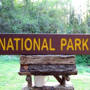 National Parks Inspiration Sign, In/outdoor Hiking Trail House Cabin ...