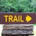 TRAIL Sign With Arrowhead Direction National Park Path Trail Home ...