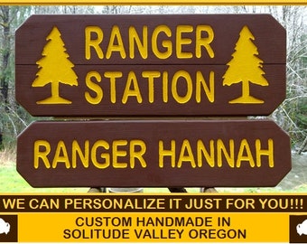 Ranger Station Sign - Etsy