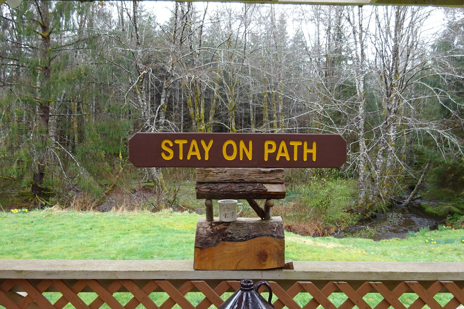 STAY ON PATH National & State Park Path Trail Road Home Cabin - Etsy