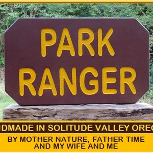 PARK RANGER, National & State Park Path Trail Road Home Cabin Lodge ...