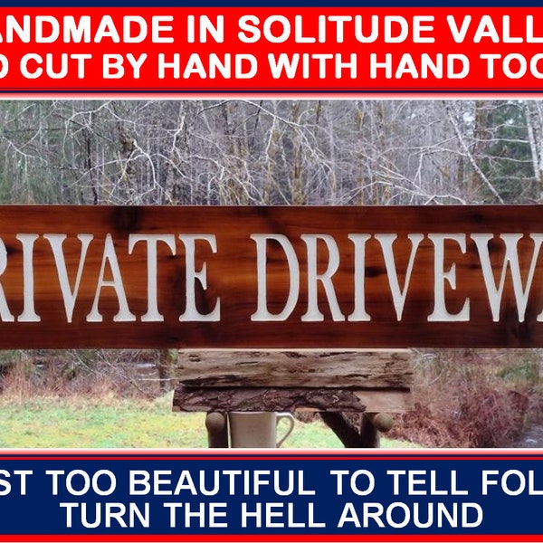 Cabin Driveway Signs - Etsy