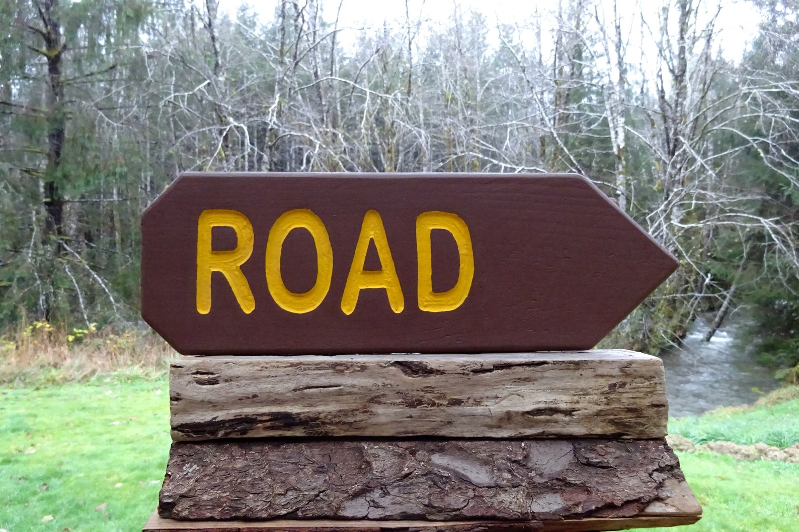 ROAD DIRECTION Sign Right Arrow National Park Path Trail Road - Etsy