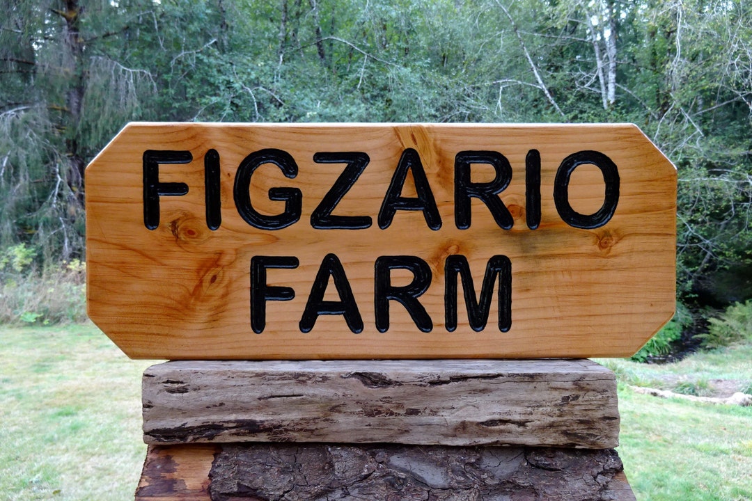 FAMILY FARM NAME Sign. for the Garden Drive Street Road House Homestead ...