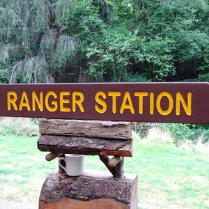 RANGER STATION Office Sign National Park & Forest Service | Etsy