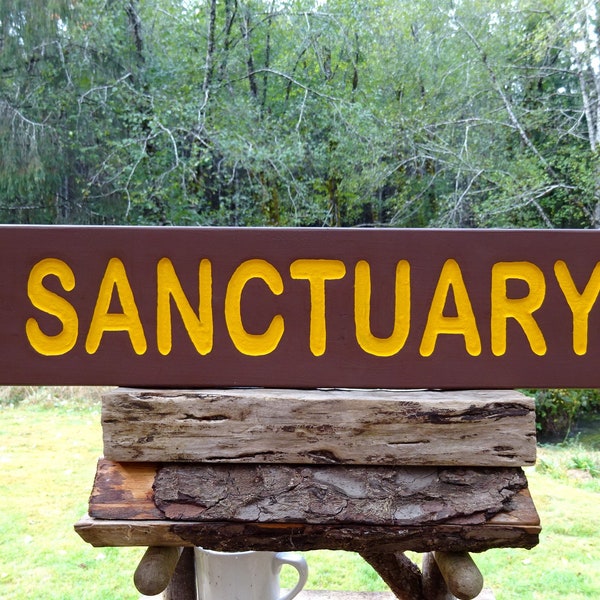 Sanctuary Sign - Etsy