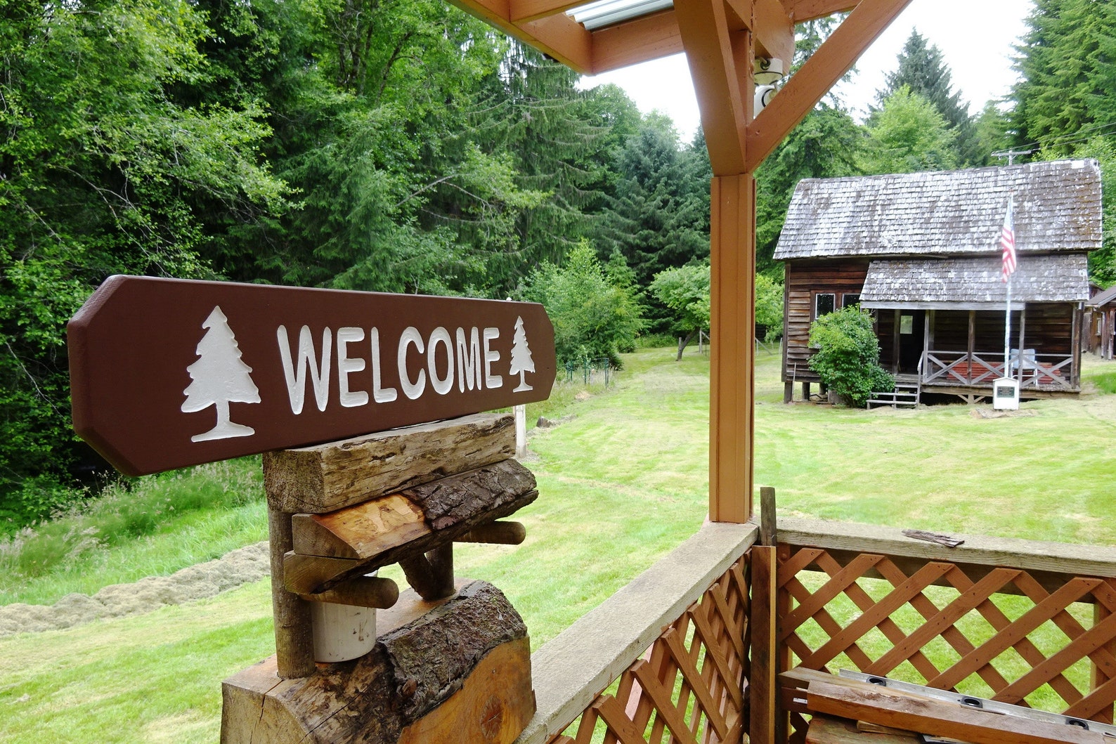 WELCOME park style sign trail road cabin refuge lodge retreat | Etsy