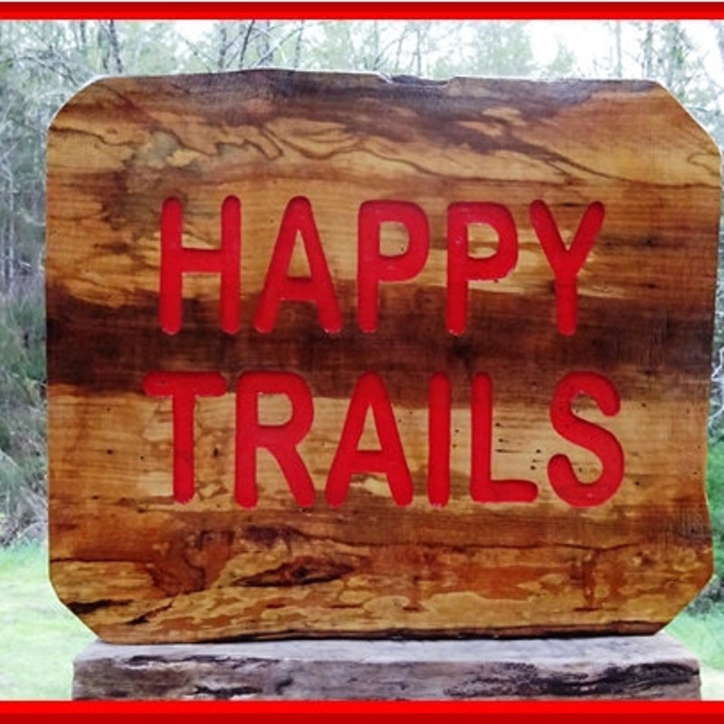 Happy Trails to You - Etsy