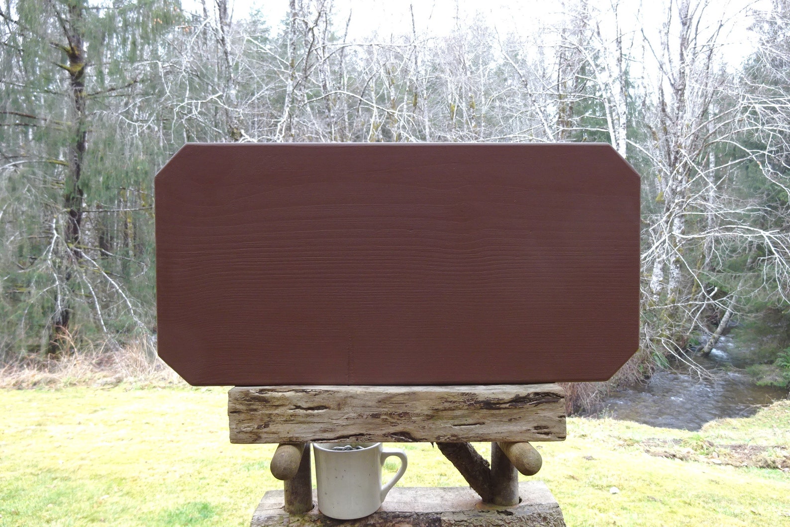 Park Style RANGER STATION Sign With Ranger Symbol, Trail Cabin Lodge ...