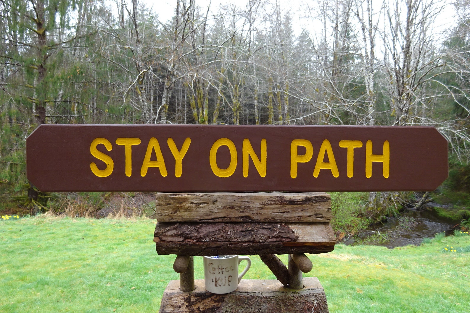 STAY ON PATH National & State Park Path Trail Road Home Cabin - Etsy