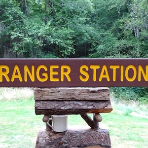 RANGER STATION Office Sign National Park & Forest Service | Etsy