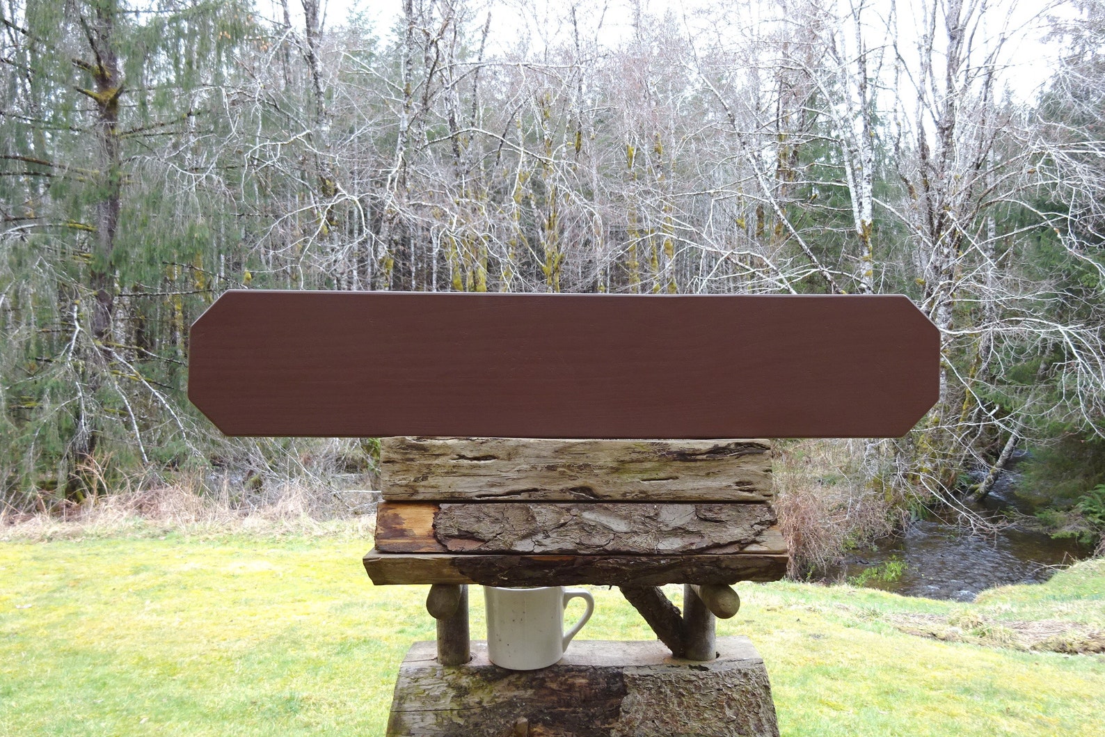 Park Style End of Trail Sign In/outdoor Hiking Path Cabin Lodge ...