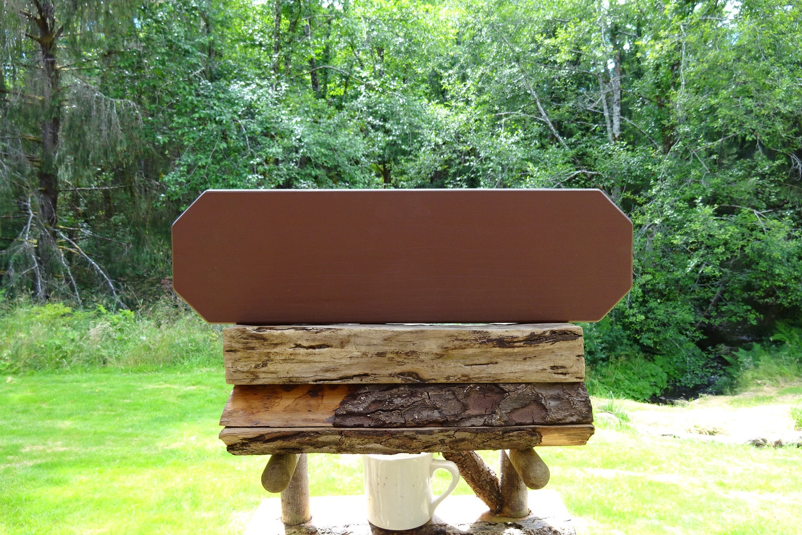 Park TRAIL Sign With Hiker Going Left Park Style Path Trail - Etsy