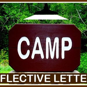 Heavy Duty CAMP Sign, Park Style in or Outdoor Road Street Cabin Lodge ...