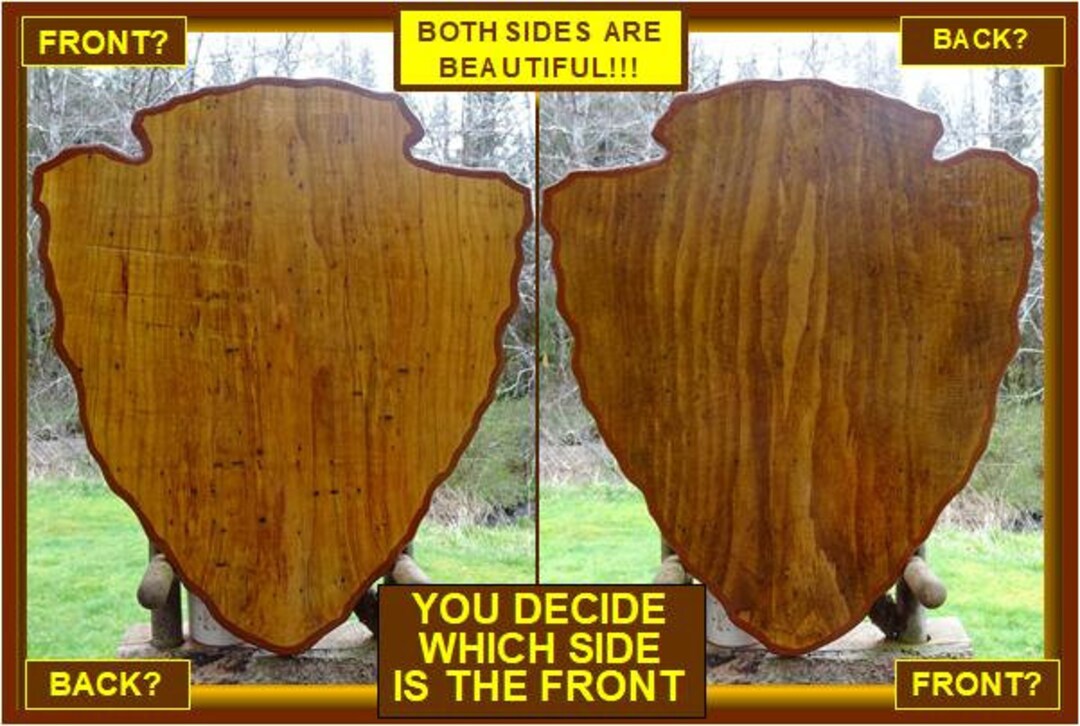 National Park Iconic ARROWHEAD Shaped Sticker Display Sign, for Home ...