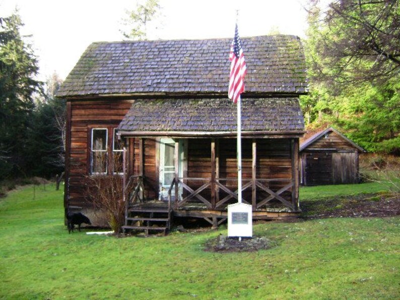 Primitive Outhouse Sign LIBRARY. on Old Growth Virgin Western - Etsy