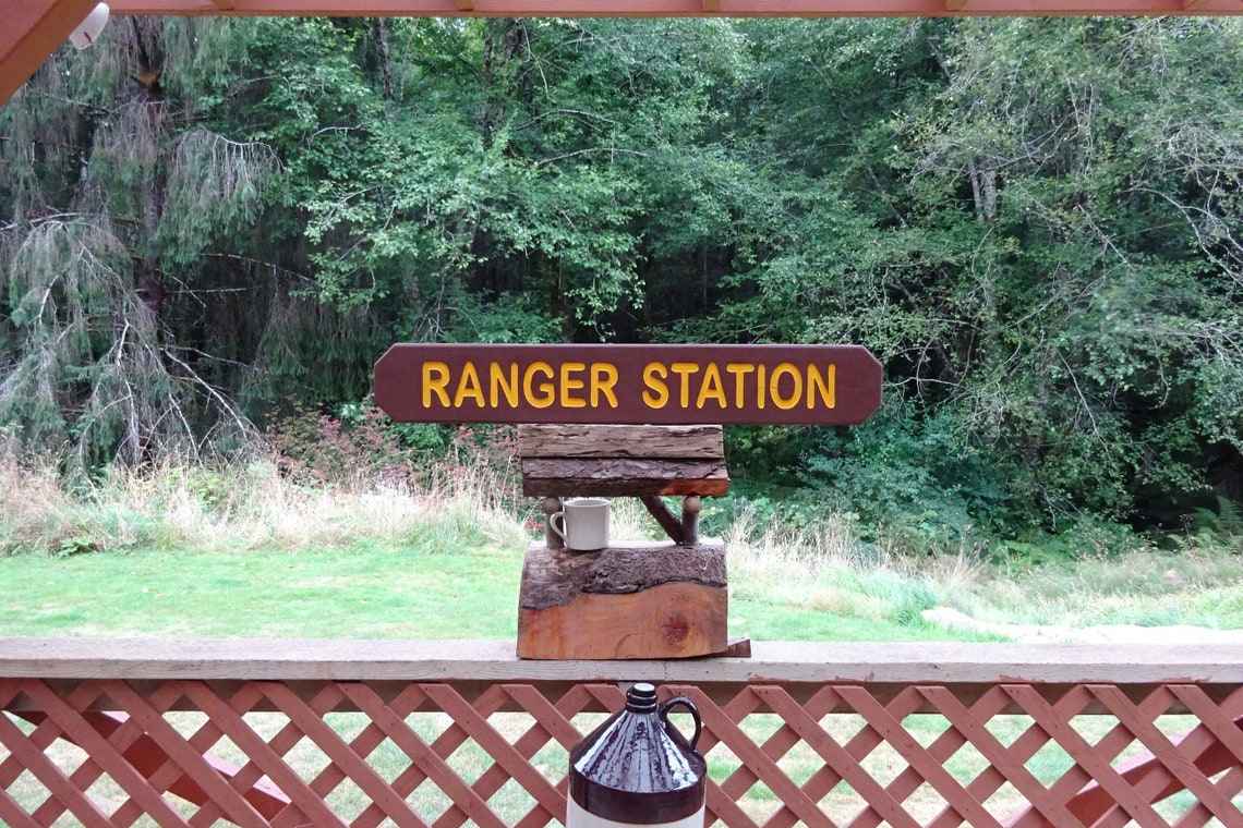 RANGER STATION Office Sign National Park & Forest Service | Etsy