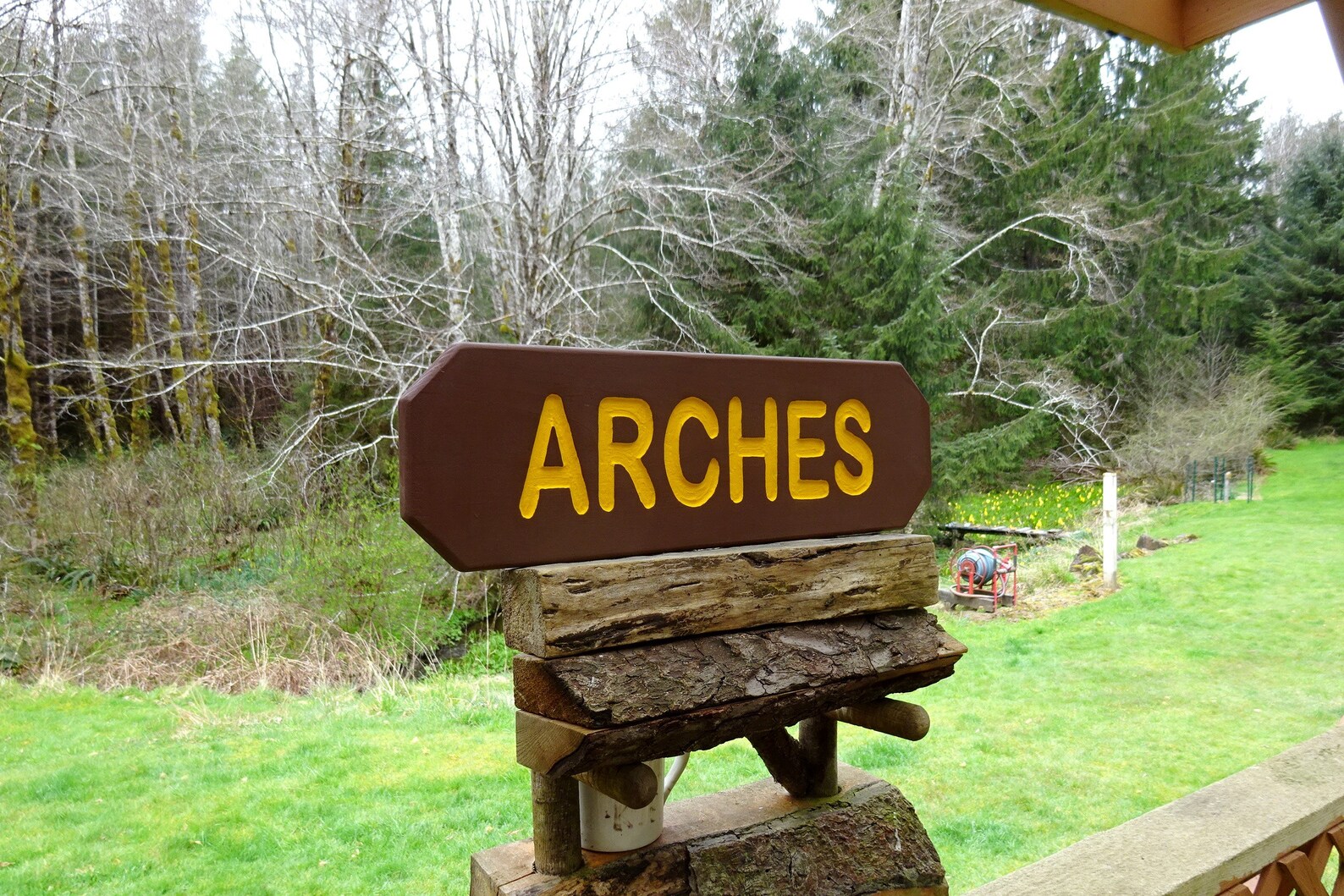 National Park Service Style ARCHES Sign Trail Road Cabin - Etsy