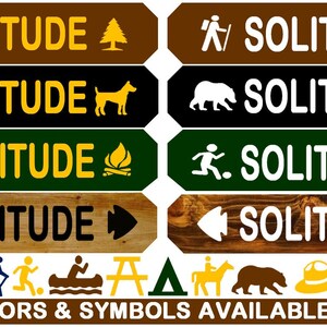 National Park Style RANGER STATION Sign With Ranger Symbol, Park Trail ...