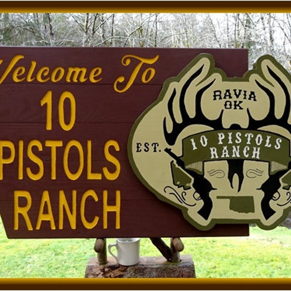 Metal Ranch Entrance Sign - Etsy