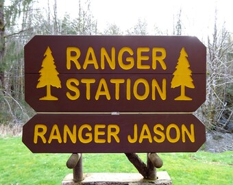 Ranger Station Sign - Etsy