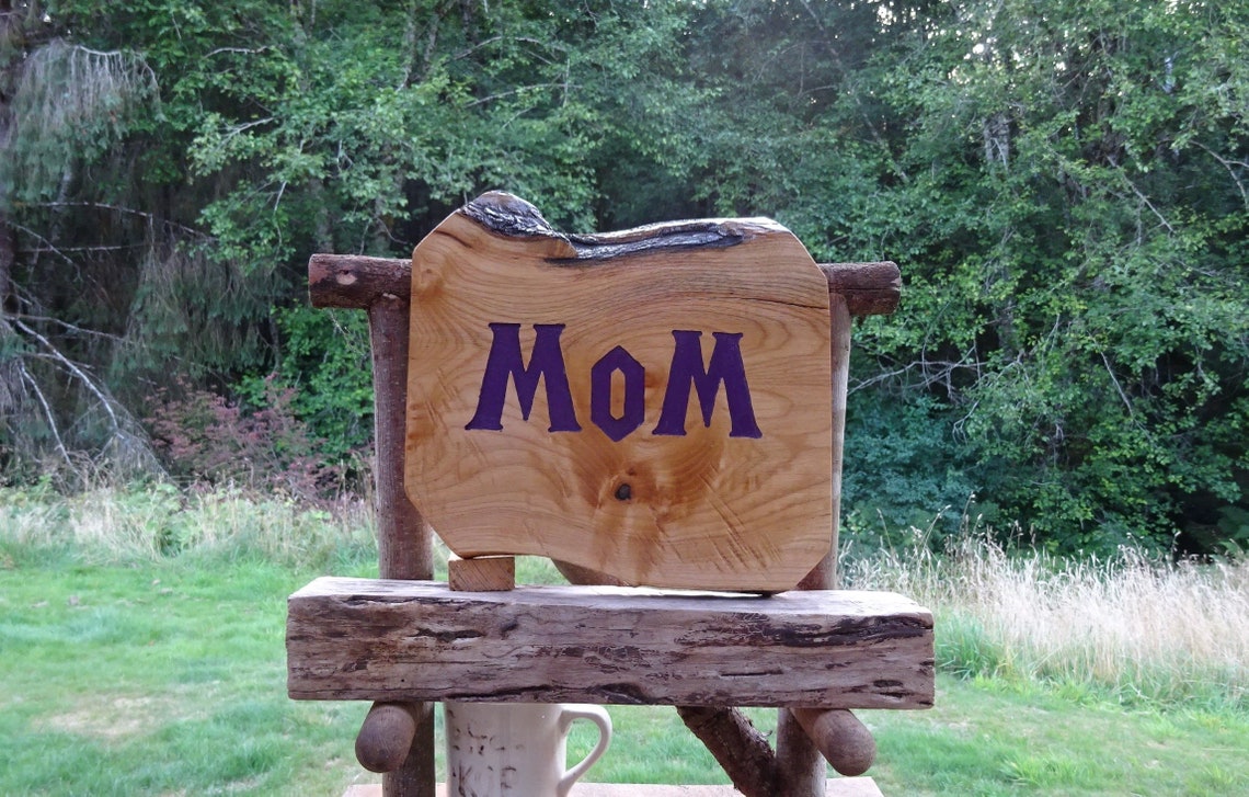 Wow Mom World of Warcraft Roll Playing Gamer Sign Hand Carved Routed ...