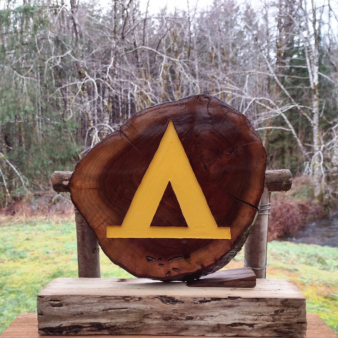 Hand Carved Wood Camping Symbol Sign - Rustic Cabin Decor - Etsy