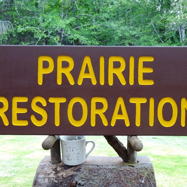 Prairie Restoration Sign - Etsy