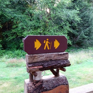 Arrowhead Directional Backpacker Sign, Park Style Path Trail Road Camp ...
