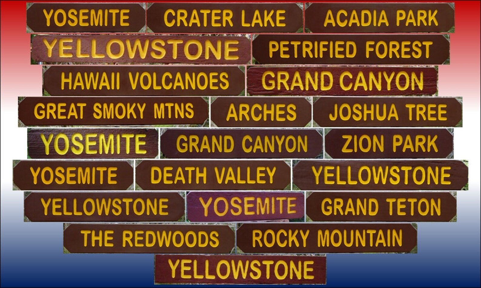 PETRIFIED FOREST Park Sign Path Trail Road Cabin Refuge Lodge - Etsy