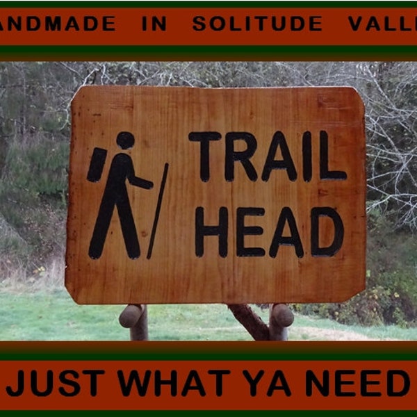 Trail Head Sign - Etsy
