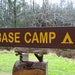 BASE CAMP Sign With Tent Symbol, Personalizable Park Style Campground ...