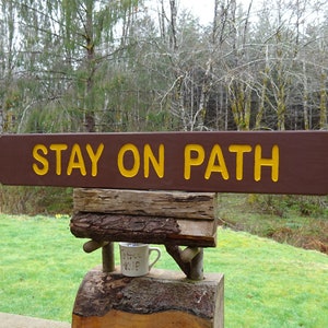 STAY ON PATH National & State Park Path Trail Road Home Cabin - Etsy